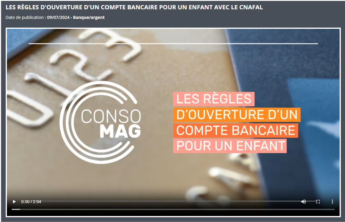 Les règles d’ouverture d’un compte bancaire pour un enfant – Familles ...